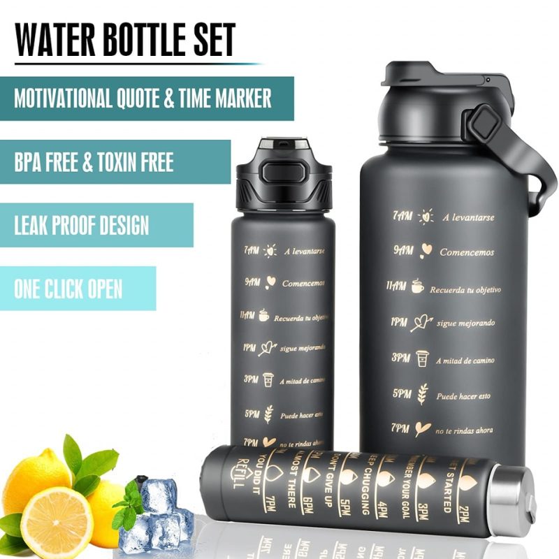 Water Bottle Set | Buy 3Pcs Leakproof Bottles Online in Sri Lanka ...
